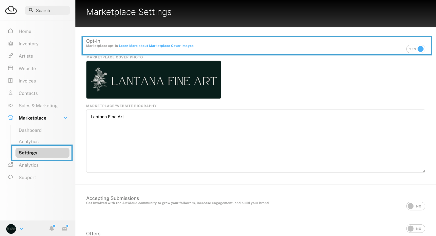 Join the ArtCloud Marketplace!